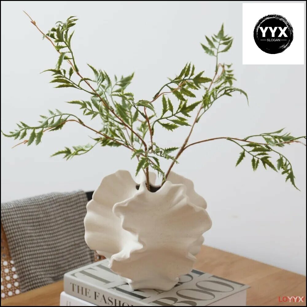 Ваза ZARA HOME, керамика, 12,6 см, бежевая, в бумажной упаковке
