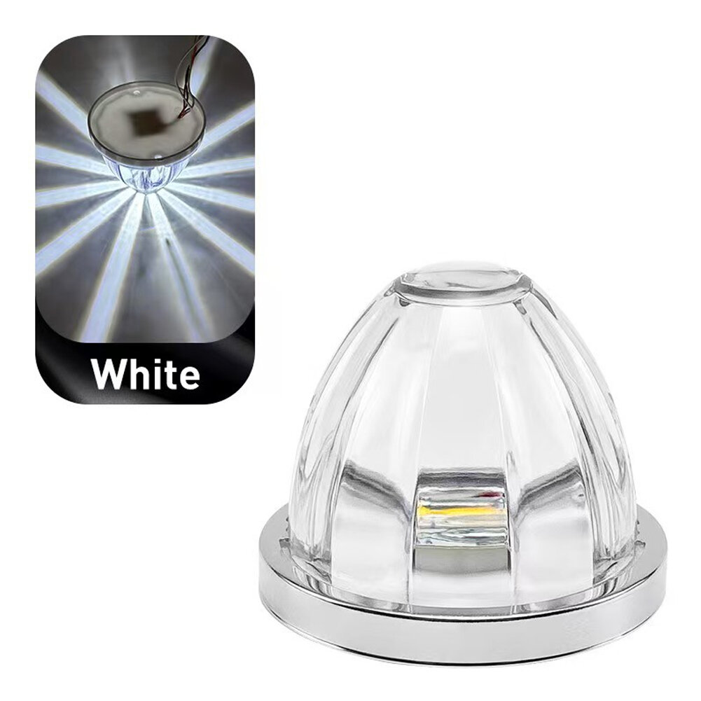 Габаритные светодиодные огни для грузовиков 10-30В водонепроницаемые сигнальные и поддоны лампы предупреждающие индикаторы