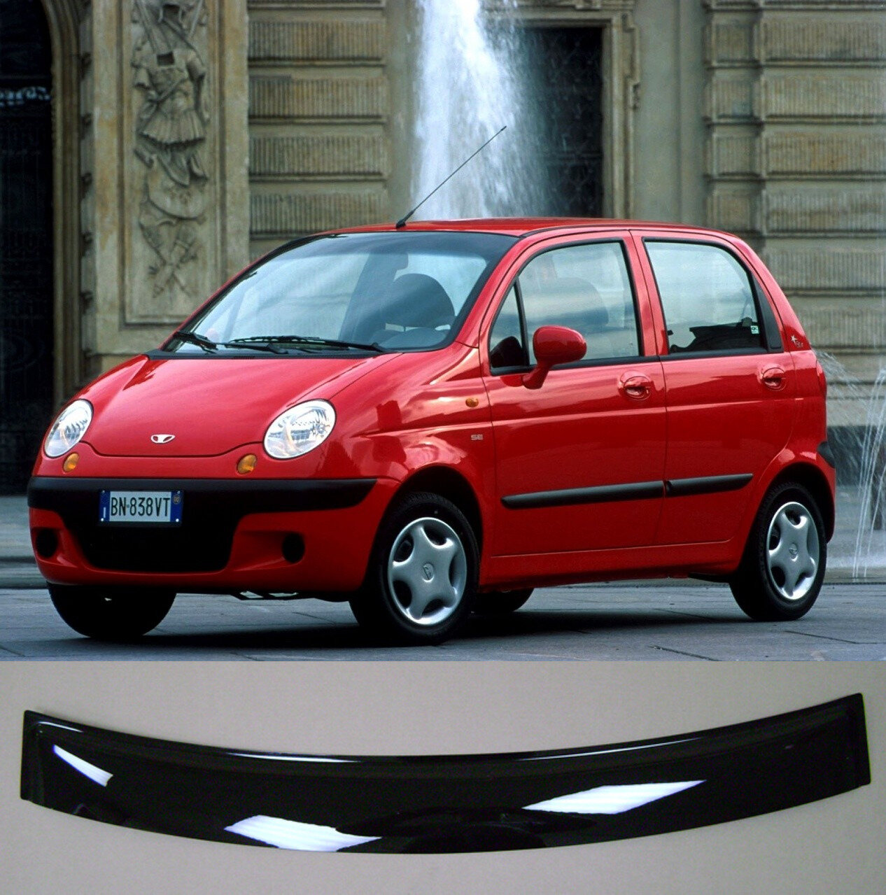 Дефлектор заднего стекла Козырёк Ветровик Спойлер для DAEWOO Matiz 1998~Дэу Матиз Деу Матиз