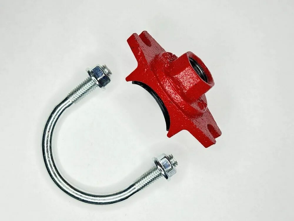 Отвод (седелка) малый резьбовой грувлок чугун TMTU Ду32х15 (Дн42,4х1/2") Ру25 TMTU042E01/2 DINARM