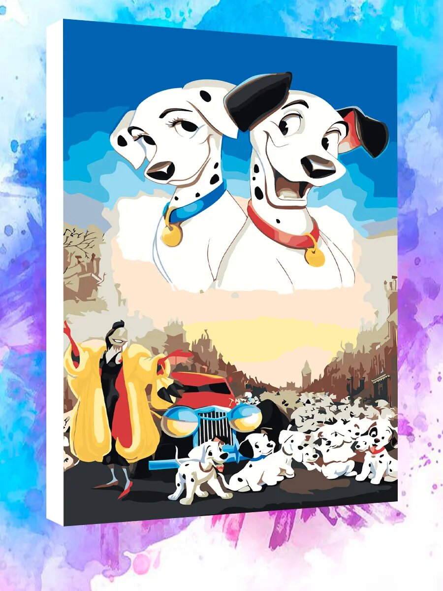 Картина по номерам 101 Далматинец Дисней Disney Мультфильм