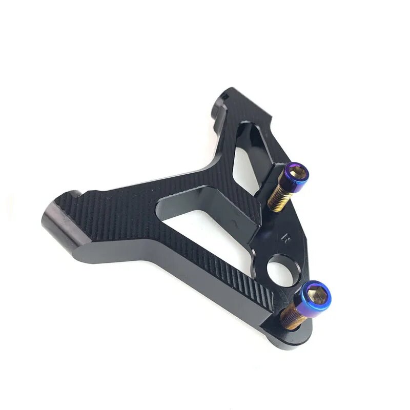 Кронштейн тормозного суппорта мотоцикла с ЧПУ, алюминий 100 мм, адаптер передней вилки Fastace 30/33 мм для дисков 220-260 мм, универсальный, подходит для CRF black 260mm left