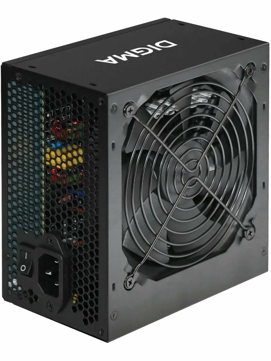 Блок питания Digma ATX 450W DPSU-450W-WH 80+ white (20+4pin) APFC 120mm fan SATA RTL