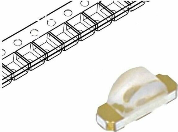 Светодиод LUCKY LIGHT LL-S110VC-V1-2B LED SMD 1204 красный 100 до 150мкд 3,2x1,5x1мм 120 град. 1,6 до 2,4В 1шт