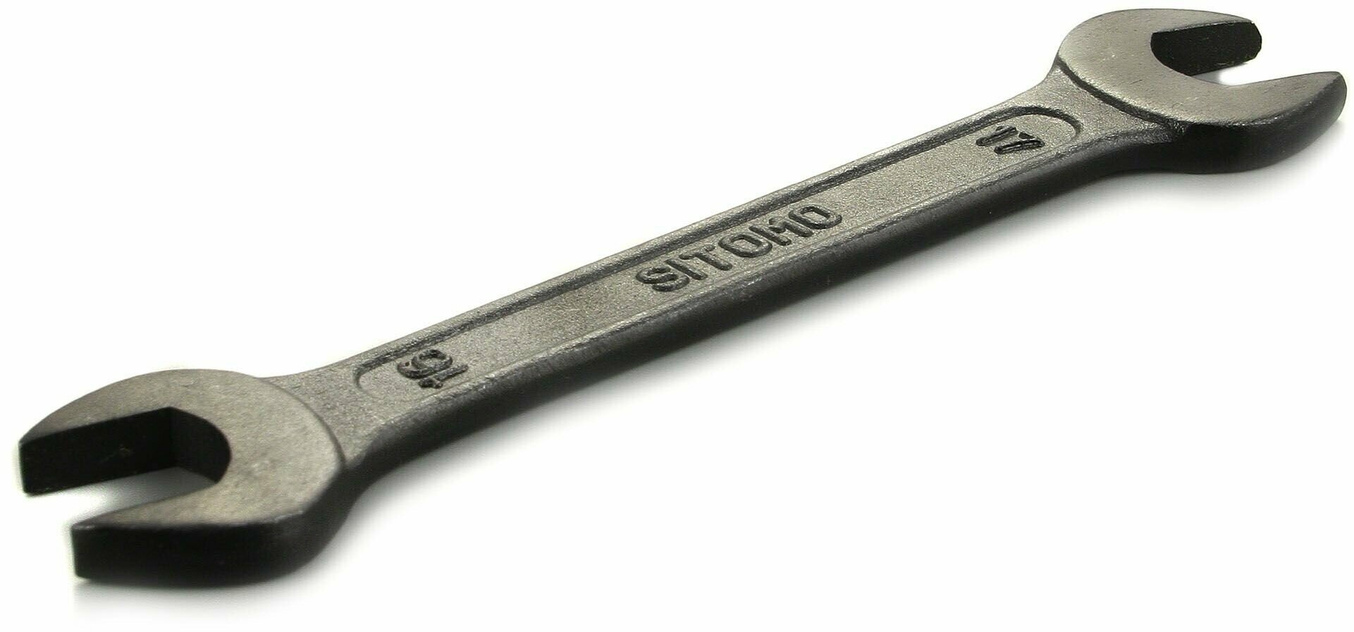 Гаечный рожковый двусторонний ключ SITOMO 50х55 окс. 42230