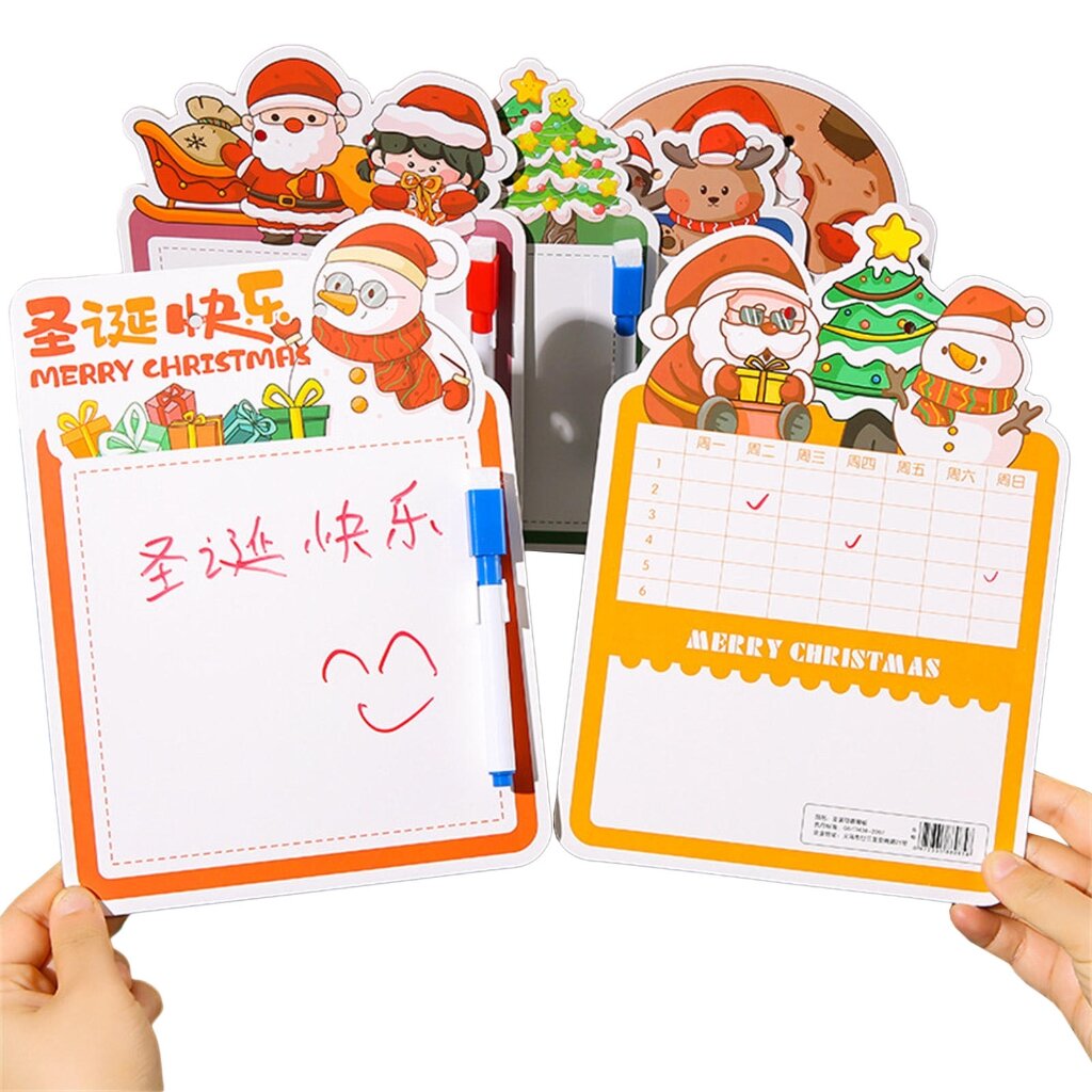 Игрушка, Рождественская двусторонняя стираемая доска для рисования граффити (случайный стиль)