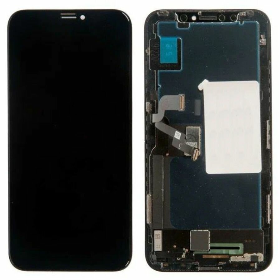 Дисплей (матрица + тачскрин) для смартфона iPhone X (черный) JK incell