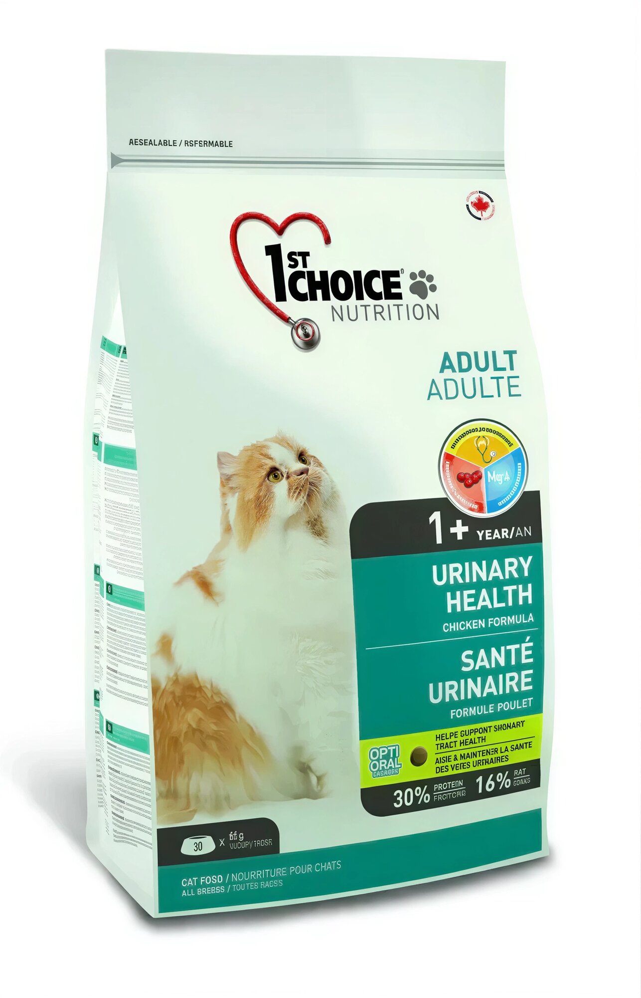 Сухой корм 1st Choice для кошек Urinary, профилактика МКБ курица, 1.8 кг