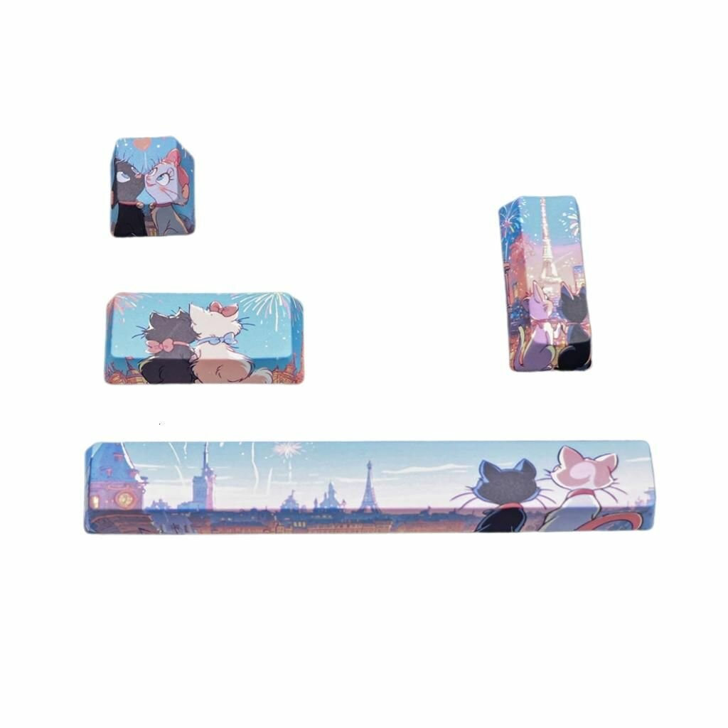 4PCS Толстые PBT Кейкапы Esc Enter 6.25u Spacebar, 03