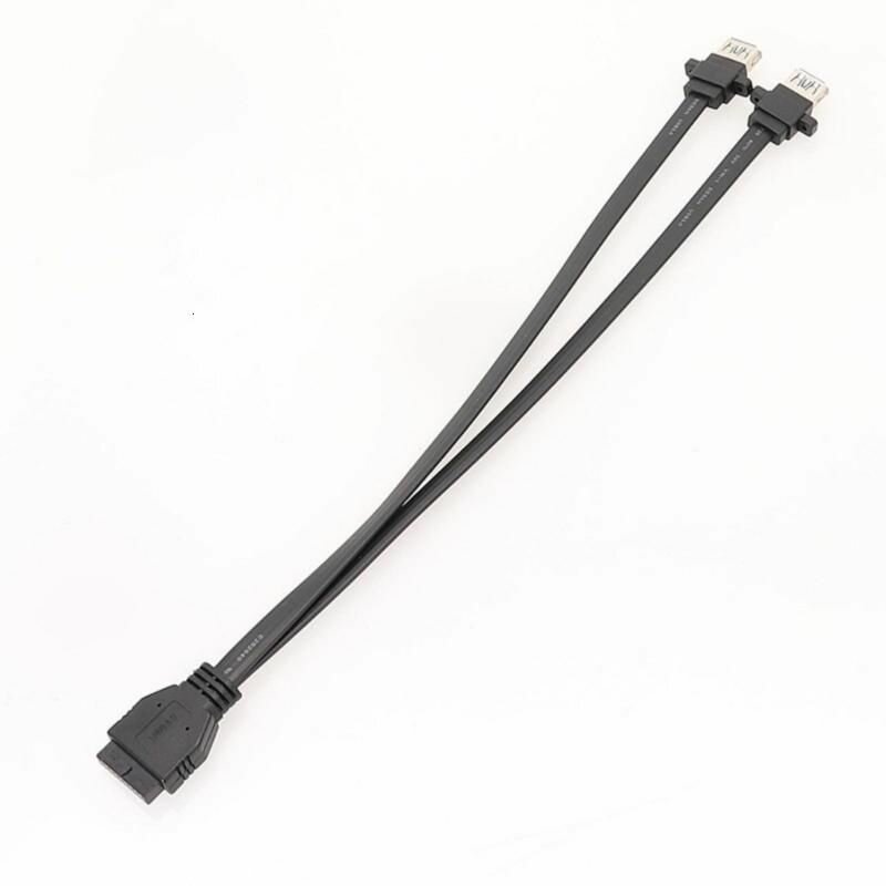 Кабель USB3.0 с лицевой панелью 19Pin, 30cm