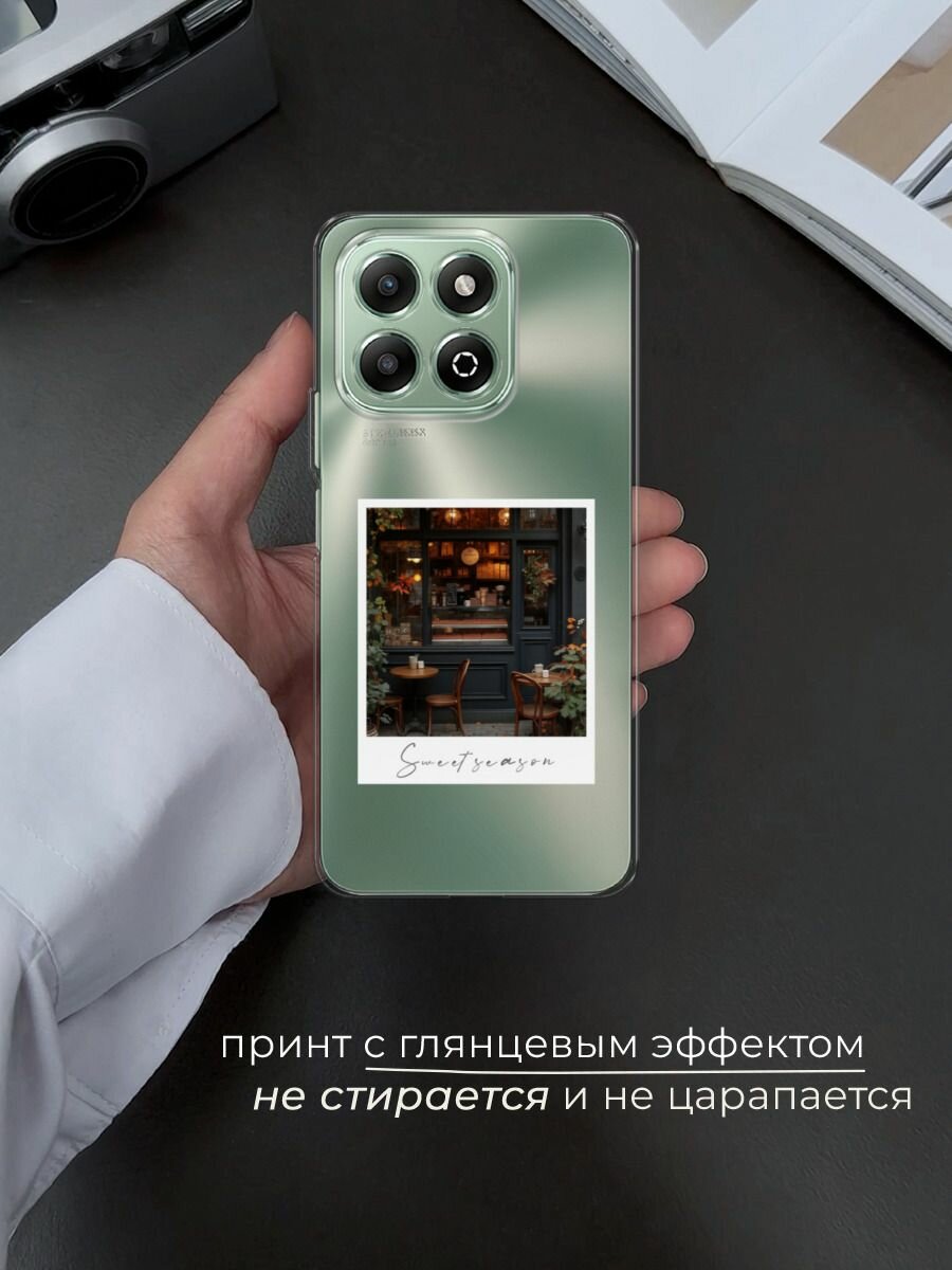 Силиконовый чехол на Honor X6b / Хонор X6b с принтом Sweet season — фото 1