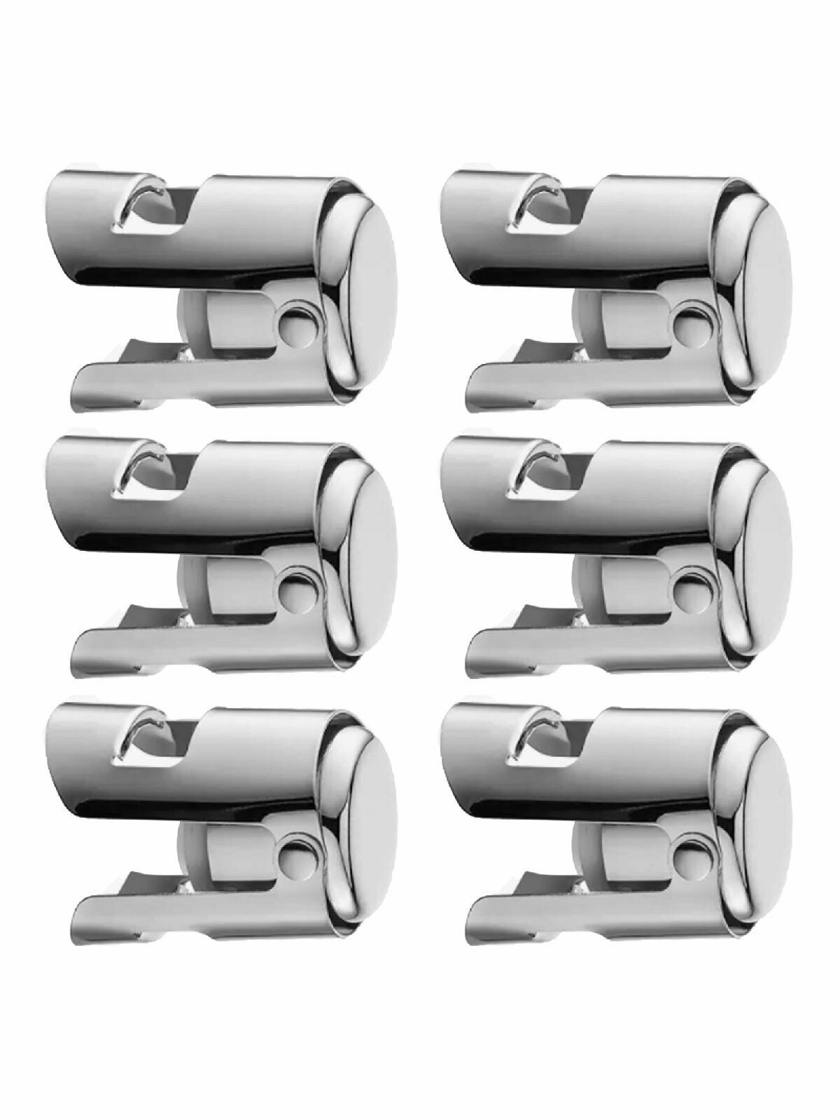 Набор из 6 герметичных пробок для шампанского, консерванты для хранения игристых вин