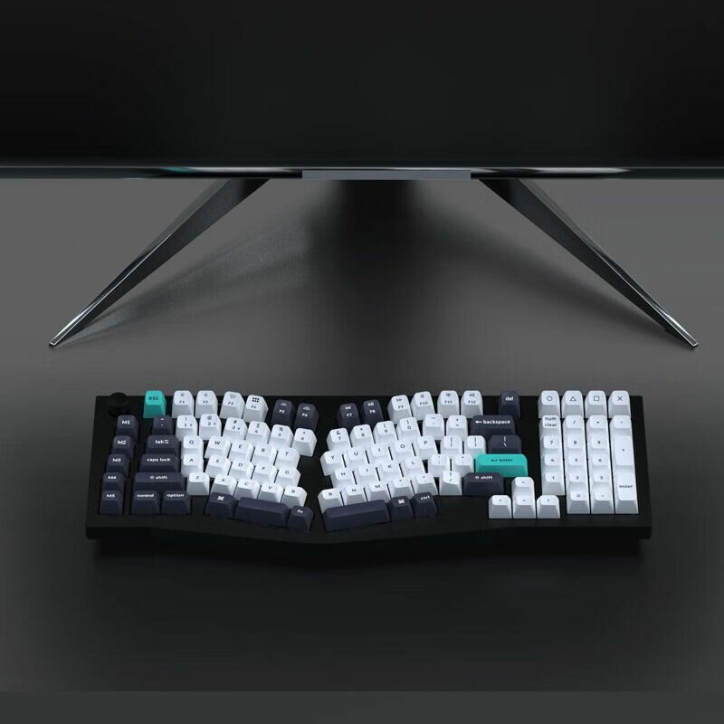 Игровая клавиатура беспроводная Keychron Q13 Max(White-Banana Shaft ), (Keychron Optical Banana), Английская раскладка, черный, желтый