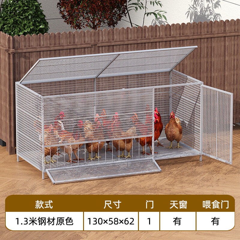 Цепная стальная сетка для кур, утолщенная и усиленная клетка для гусей, крупных кур, уток, птицы, защита от крыс, змей, зашифрованная для улицы