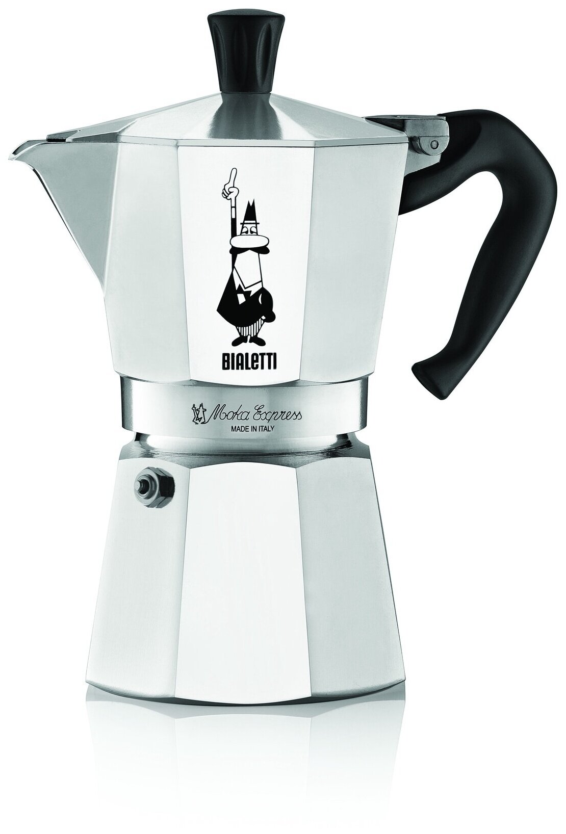 Гейзерная кофеварка Bialetti Moka Express на 4 порции 190 мл