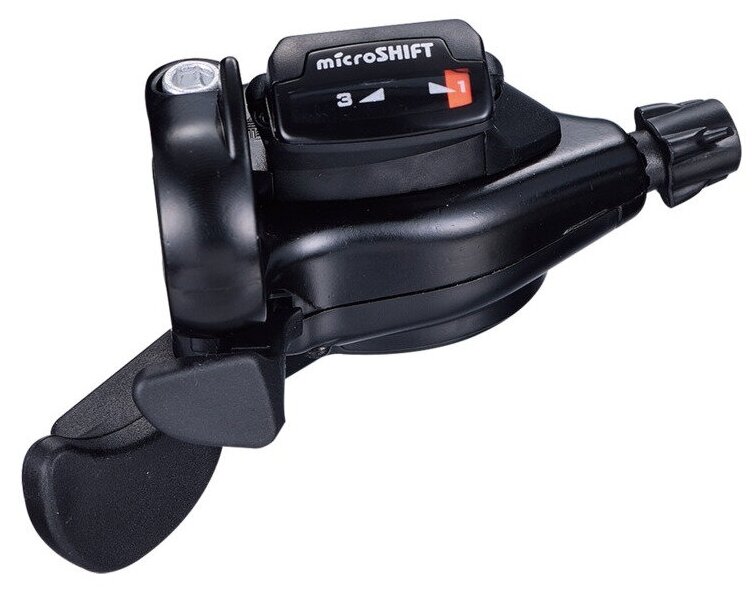 Microshift Шифтер/манетка Microshift TS-71 3ск, цвет Черный