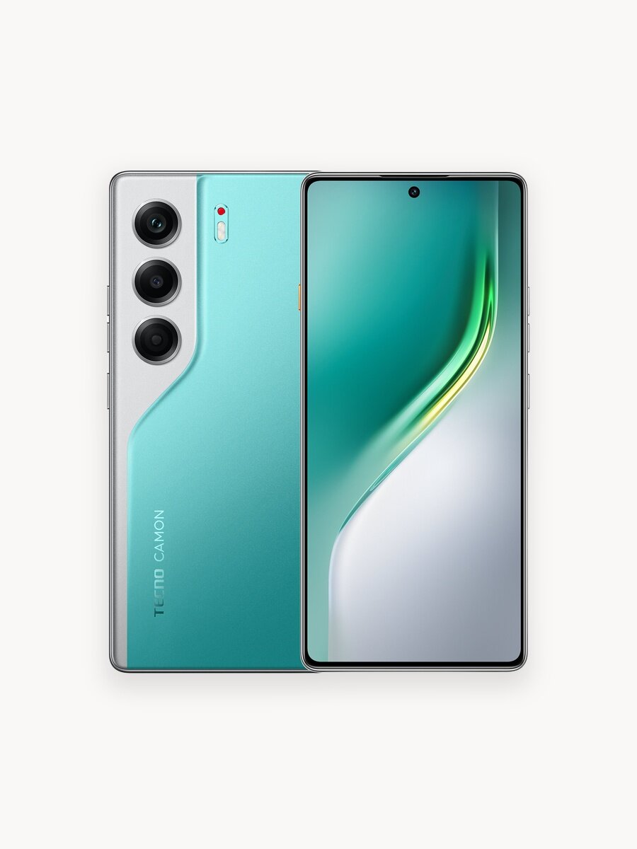 Смартфон TECNO CAMON 40 8ГБ/256ГБ, зеленый (emerald lake green)