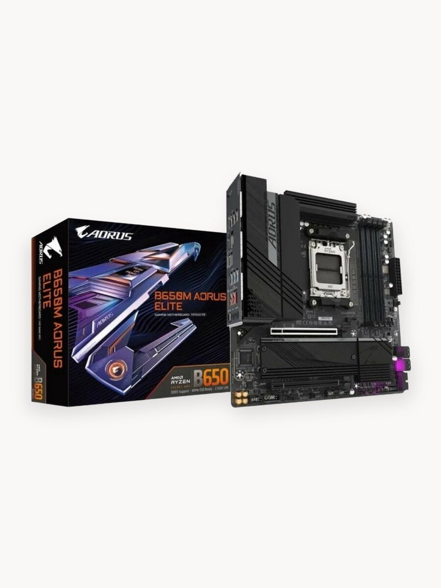 Материнская плата Gigabyte B650M AORUS ELITE (AM5, mATX)