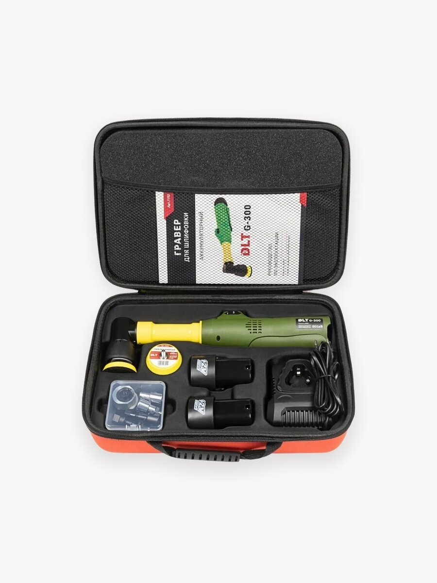 Угловой гравер для резки и шлифовки аккумуляторный DLT G-300, арт.1153 (оригинал)