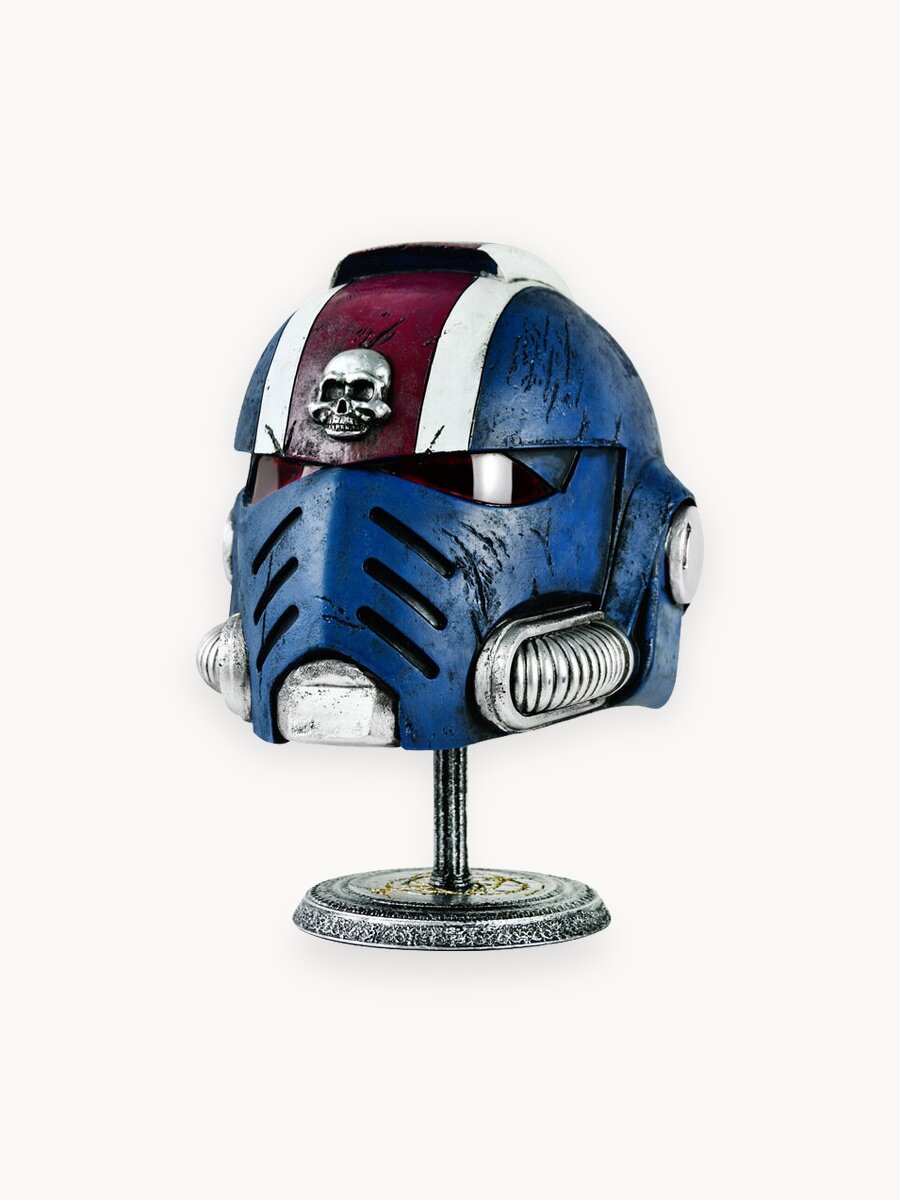 Шлем Tk023-1 "Warhammer", трансграничный экспорт, для косплея, синий