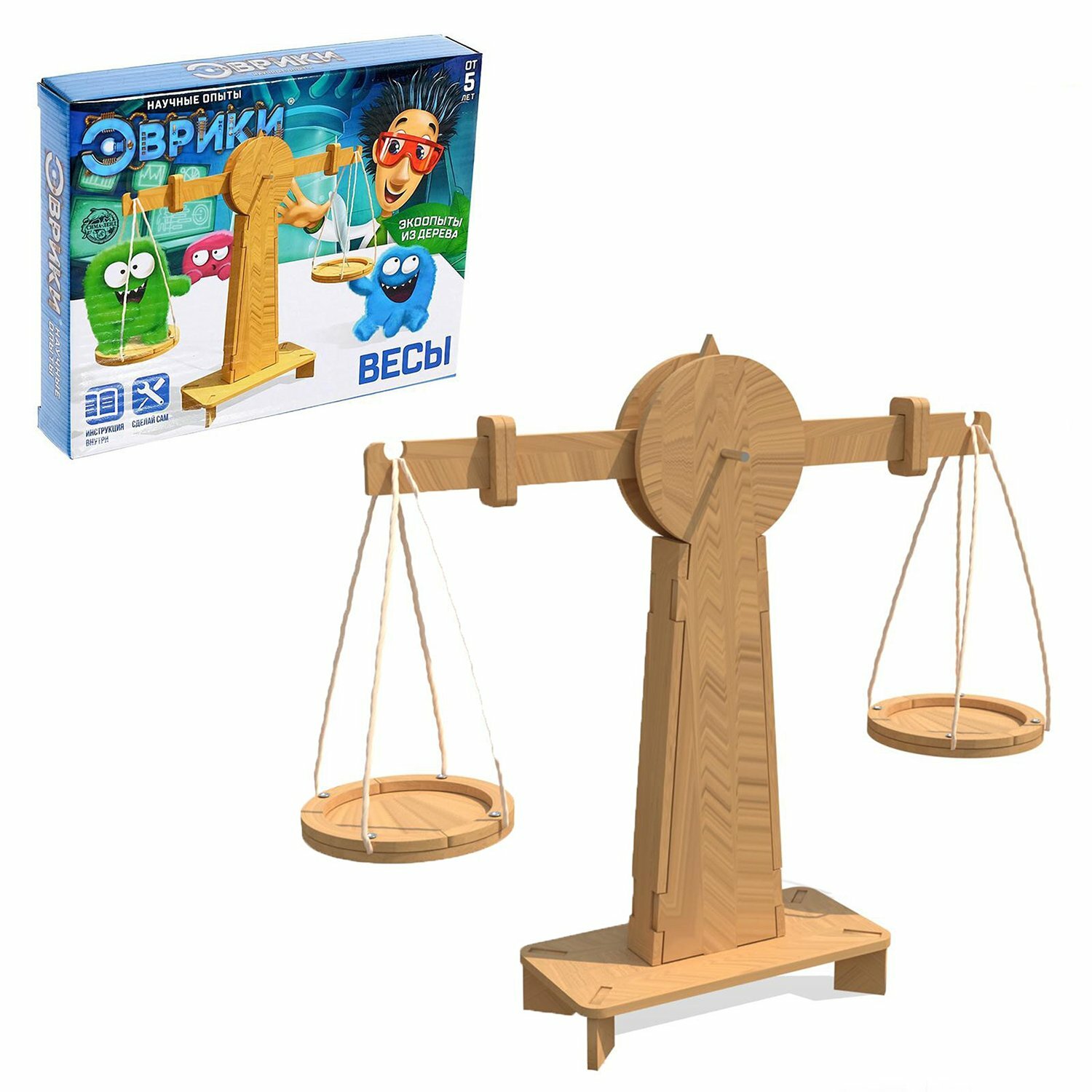 Эврики. Набор для опытов "Весы" арт.5246352