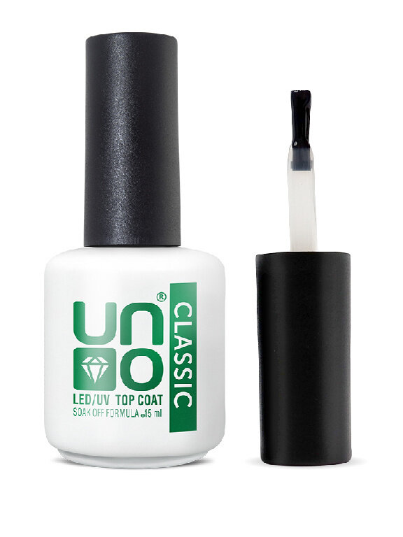 UNO, Топ, верхнее покрытие для гель-лака, 15 мл.