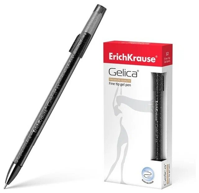 Набор гелевых ручек ErichKrause Gelica 45472, 0,5 мм, 12 штук