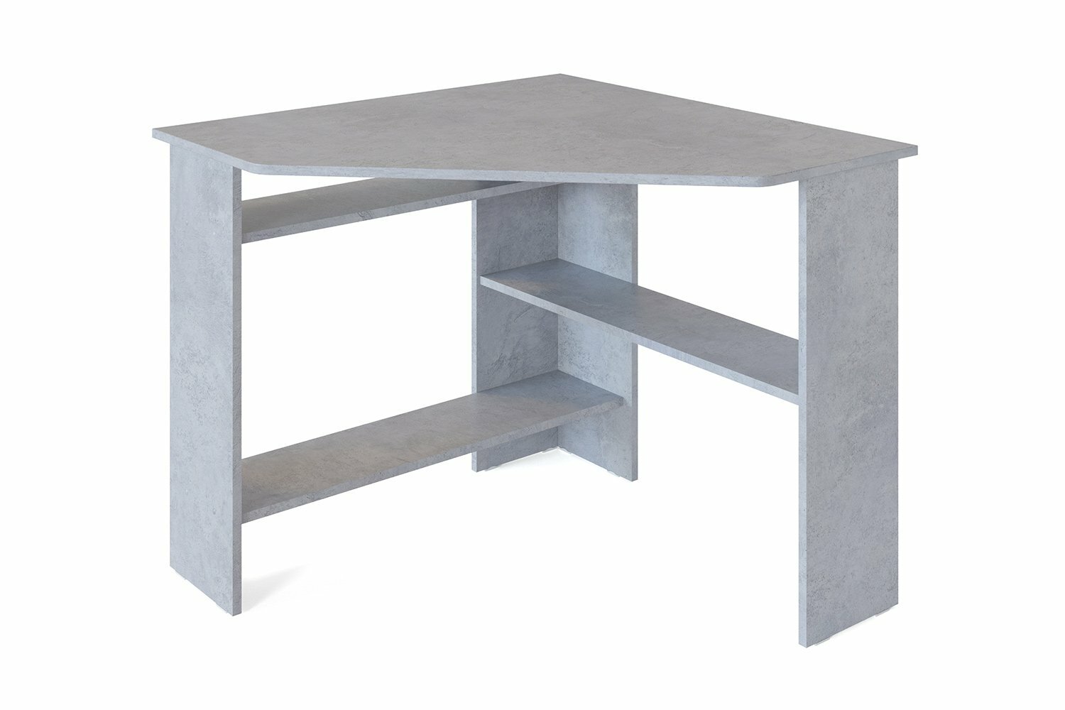 Компьютерный стол Hoff КСТ-02, 90х74х90 см, угловой, ЛДСП, цвет бетон