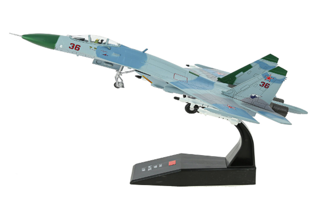 Модель коллекционная PAUDI Sukhoy SU-27 / сухой СУ-27 бортовой номер #08 (длина 22 см)