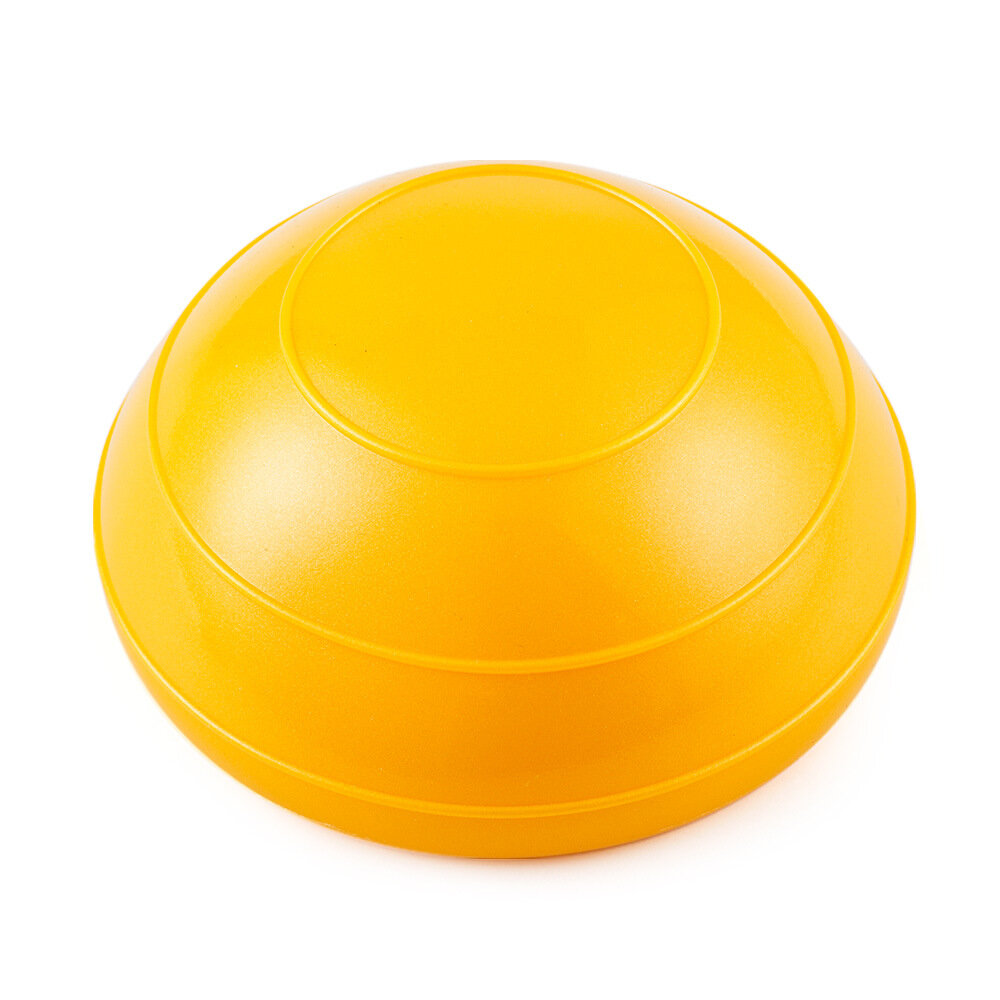 Мини волновой скоростной мяч полушариковый баланс мяч йога фитнес мяч пилатес нога полушариковое оборудование сенсорный тренировочный мяч (Желтый, 16*8см)