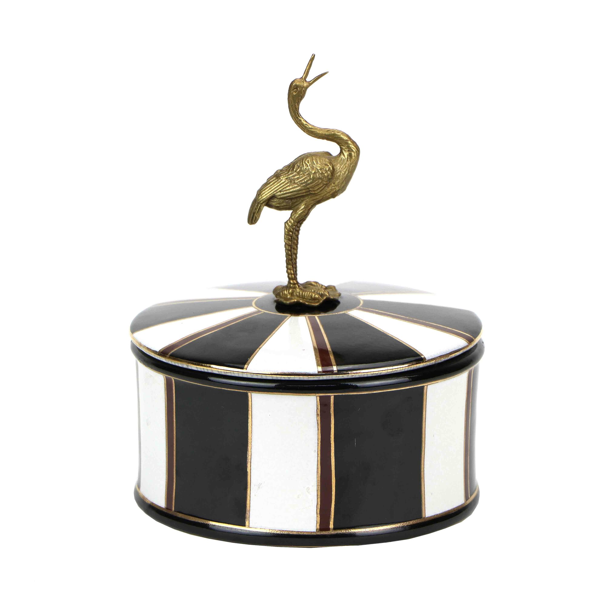 Шкатулка Glasar "Журавль", артикул 027858, 31G2224/B1347HC/HBW1893