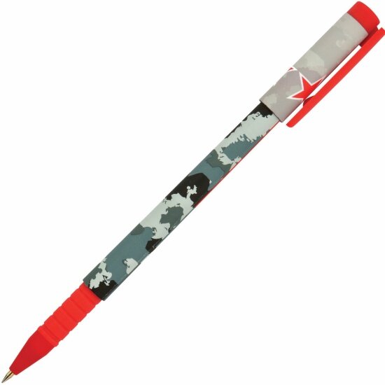 Ручка шариковая Bruno Visconti FunWrite, синяя, "Military blue", узел 0,5 мм, линия письма 0,3 мм, 20-0212/17