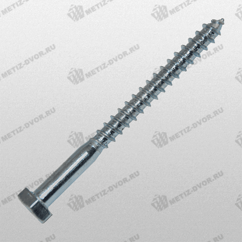 Шуруп глухарь с шестигранной головкой 6,0x80 Уп (100 шт.)