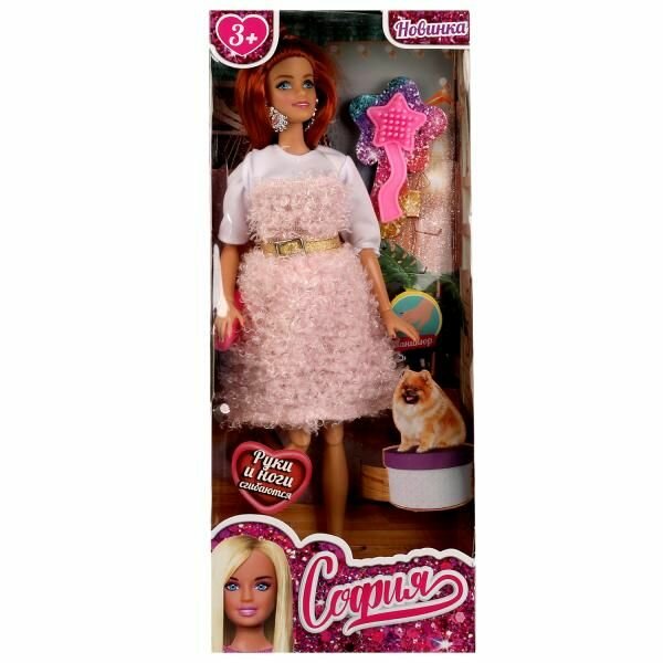 339481 Кукла 29 см София , руки и ноги сгиб, маникюр, акс, кор карапуз