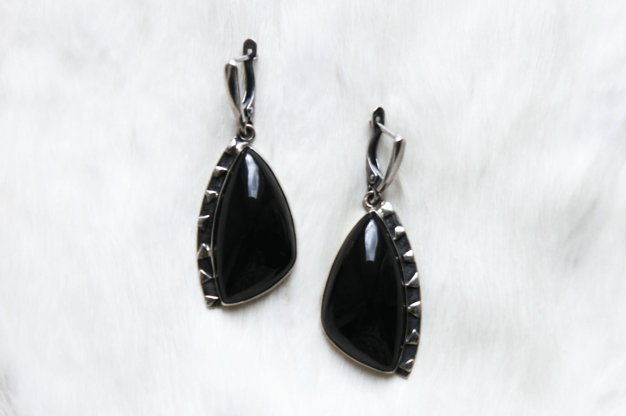 Серьги, турмалин