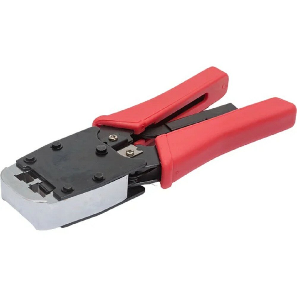 Cabeus Монтажный инструмент HT-500R Инструмент обжимной для RJ-45 8р8с , RJ-11 12 6р6с, 6р4с, 6р2с , профессиональный, с храповым механизмом