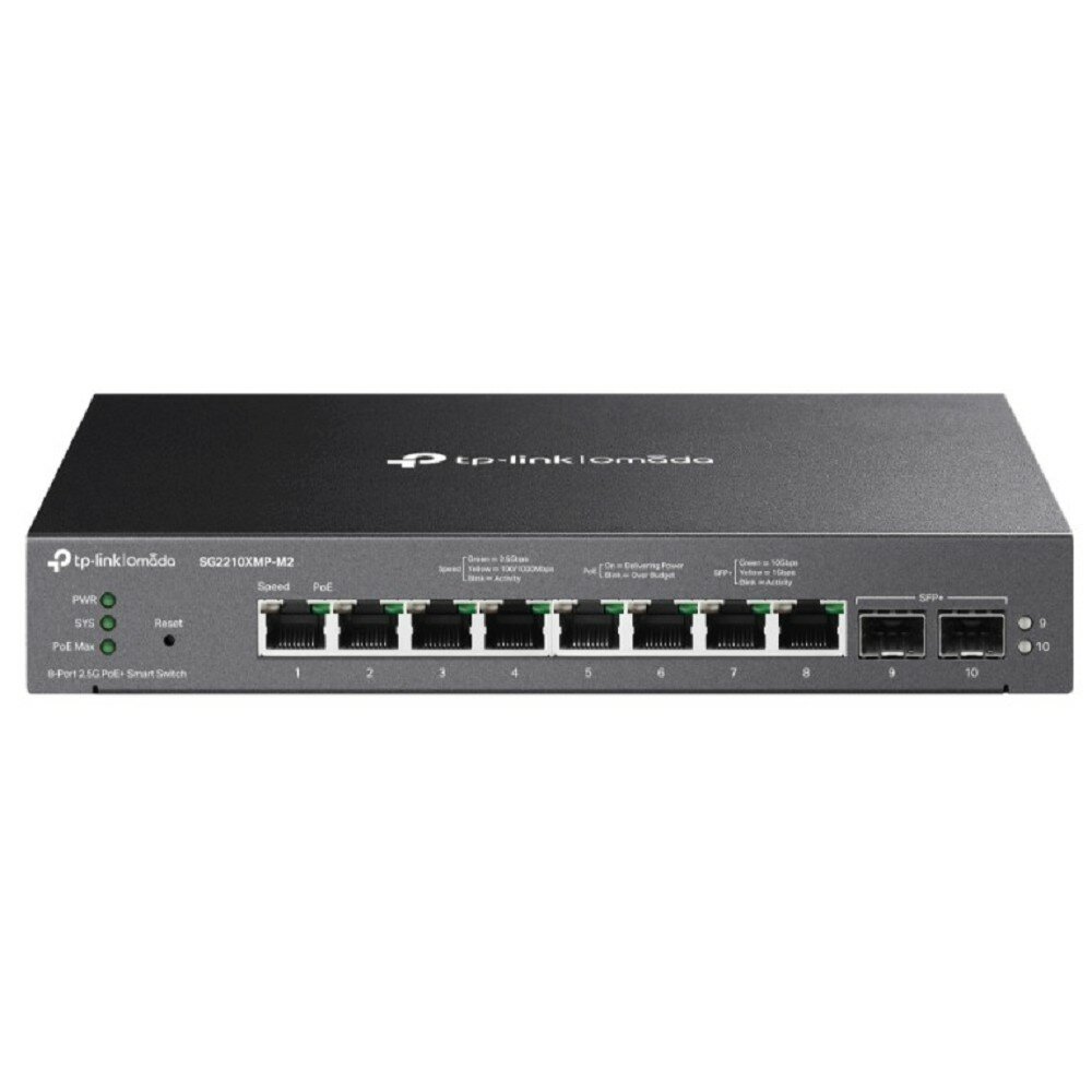 Коммутатор SG2210XMP-M2 TP-LINK Для малых рабочих групп