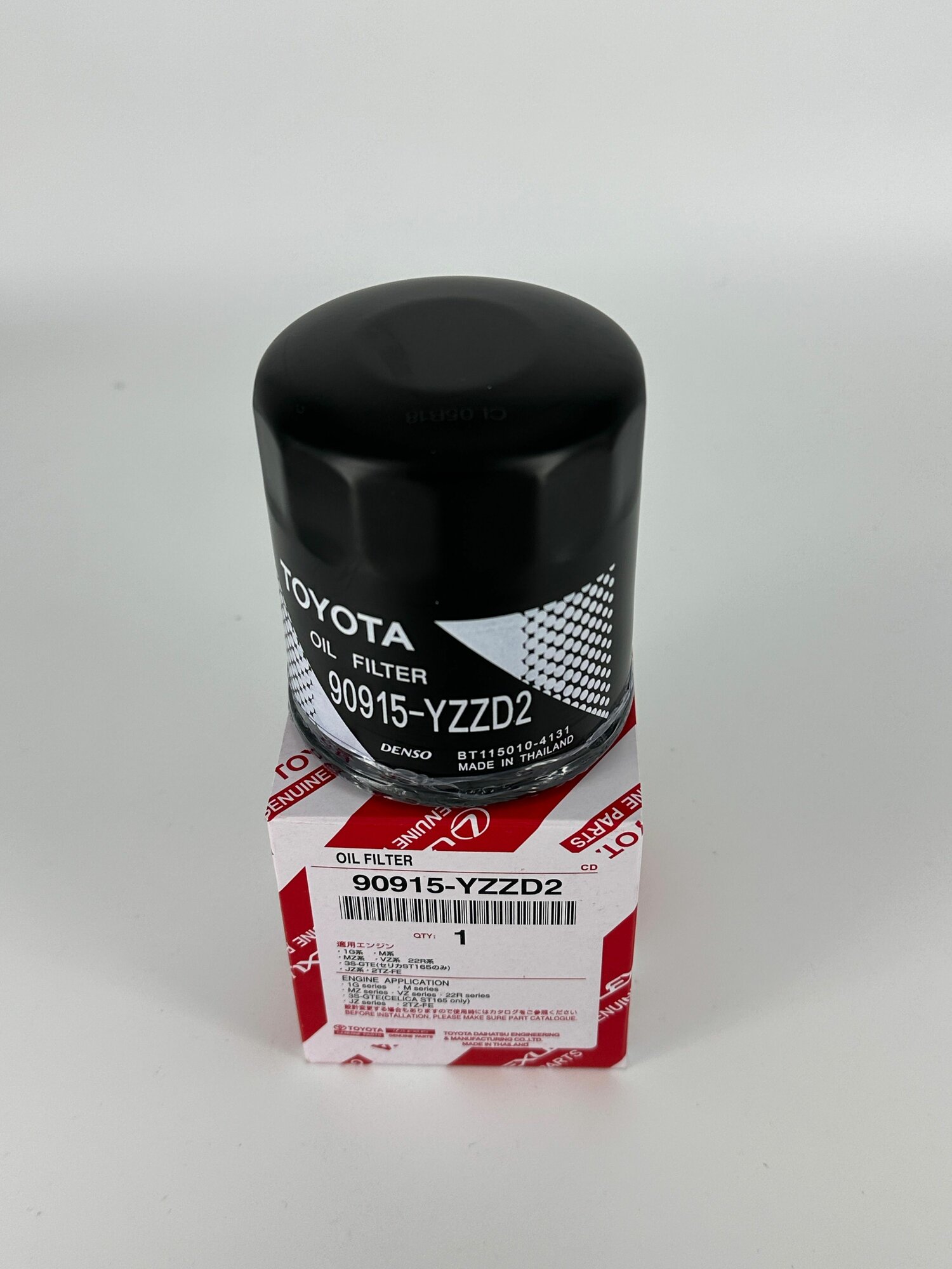 Фильтр масляный 90915-YZZD2/90915-20003 для Toyota, накручиваемый