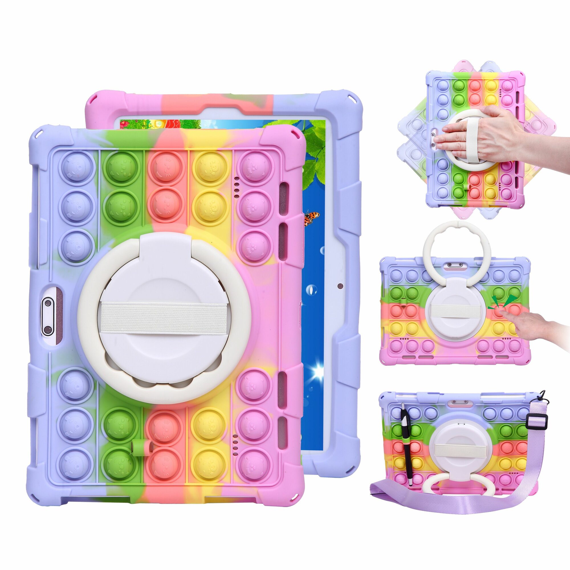 Планшет BDF G10 10.4 дюйма 8ГБ RAM 128ГБ ROM Android 12 8000 мАч SIM+WiFi+TF плоский