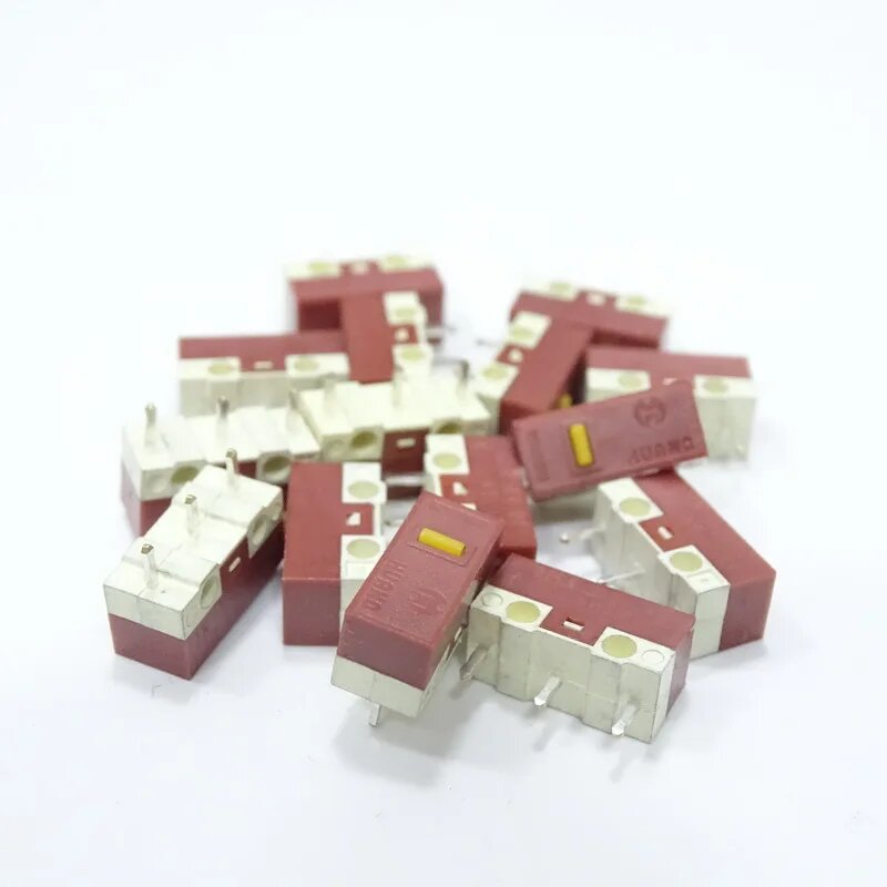 HUANO бесшумный микропереключатель 3 контакта желтый yellow dot 30million