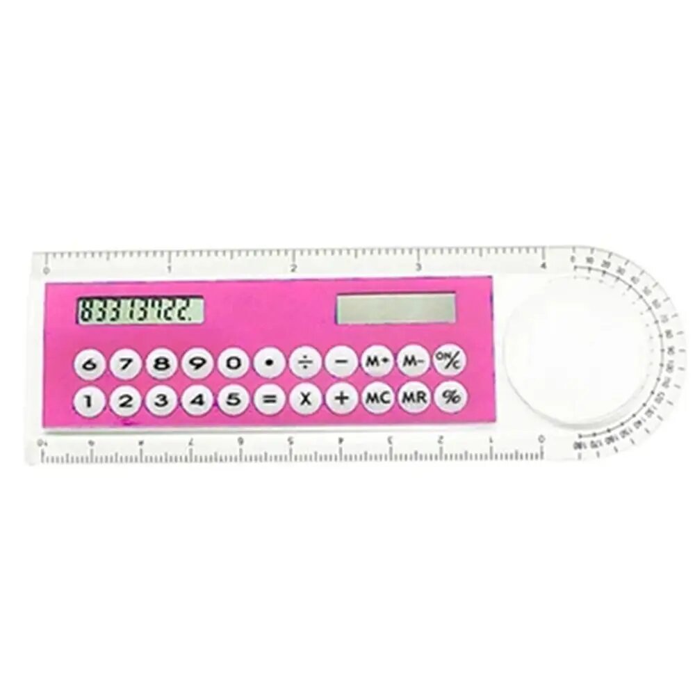 DITIPOO Солнечный калькулятор-линейка 10 см