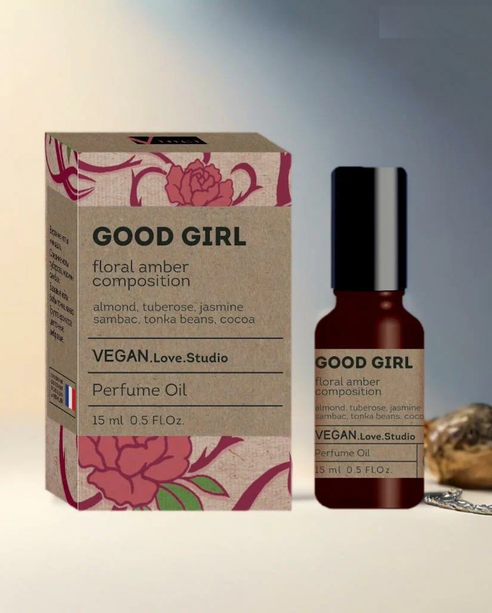 Парфюмерное масло Vegan Love Studio, женское, Good Girl, 15мл