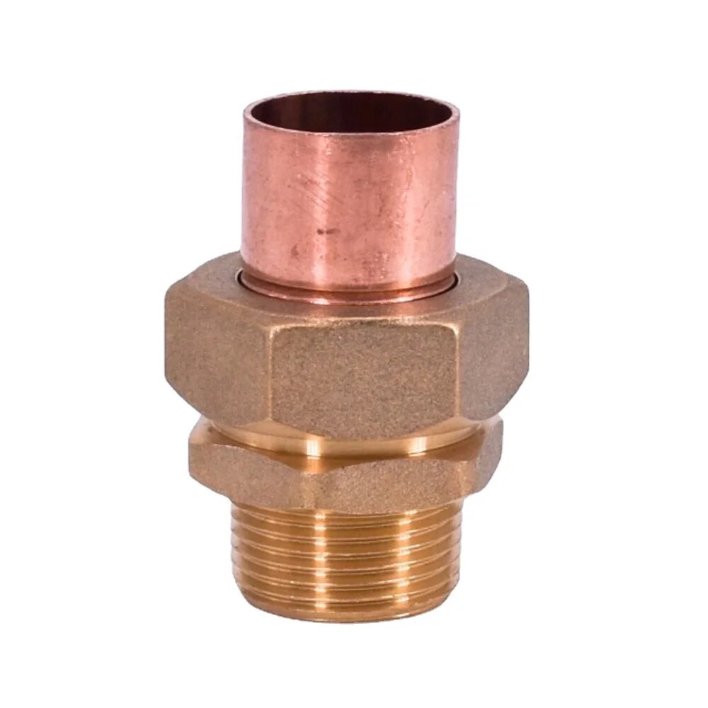Соединитель латунный BSP 1/4" - 10mm