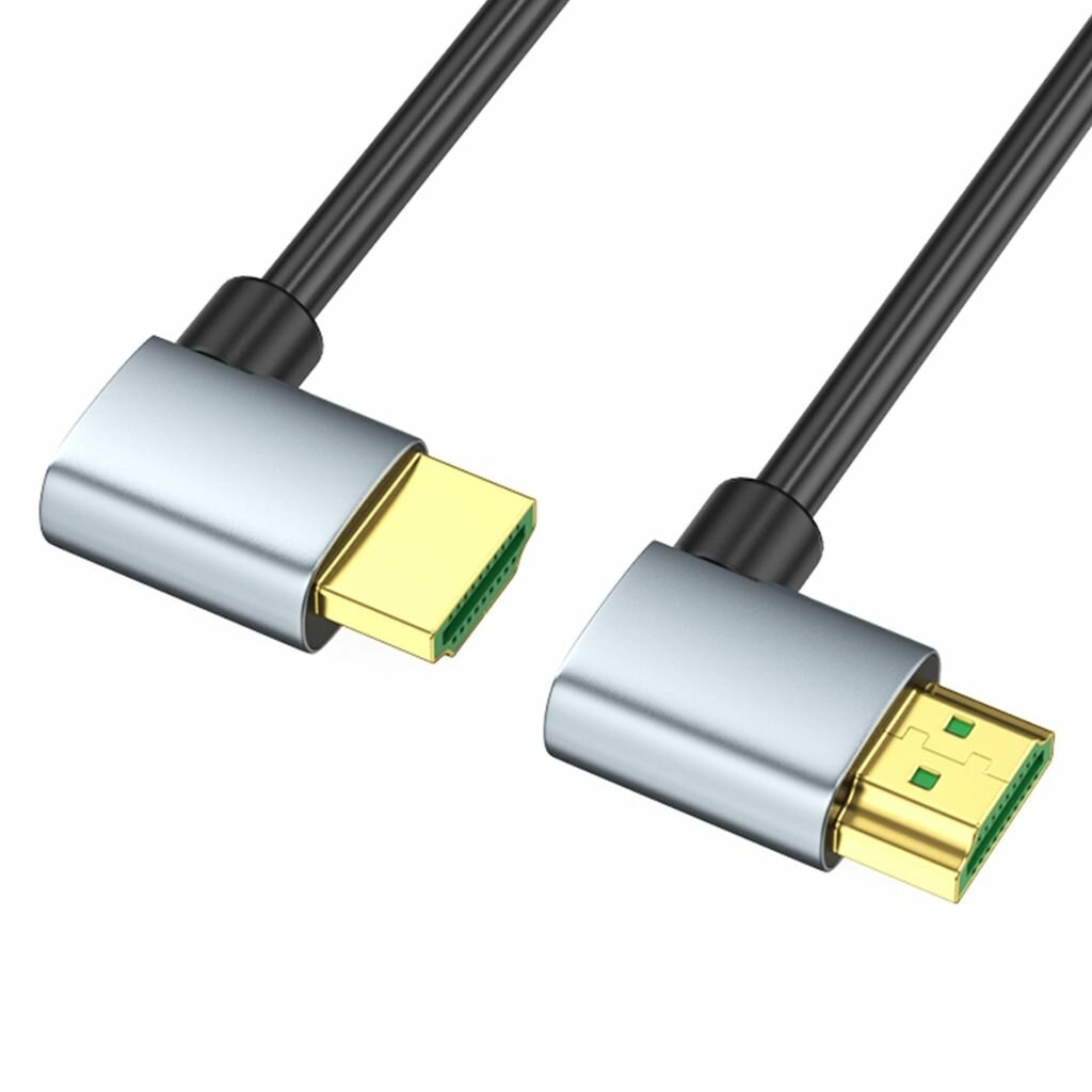 Видеокабель HDMI 8K-1 м кривая влево-вправо