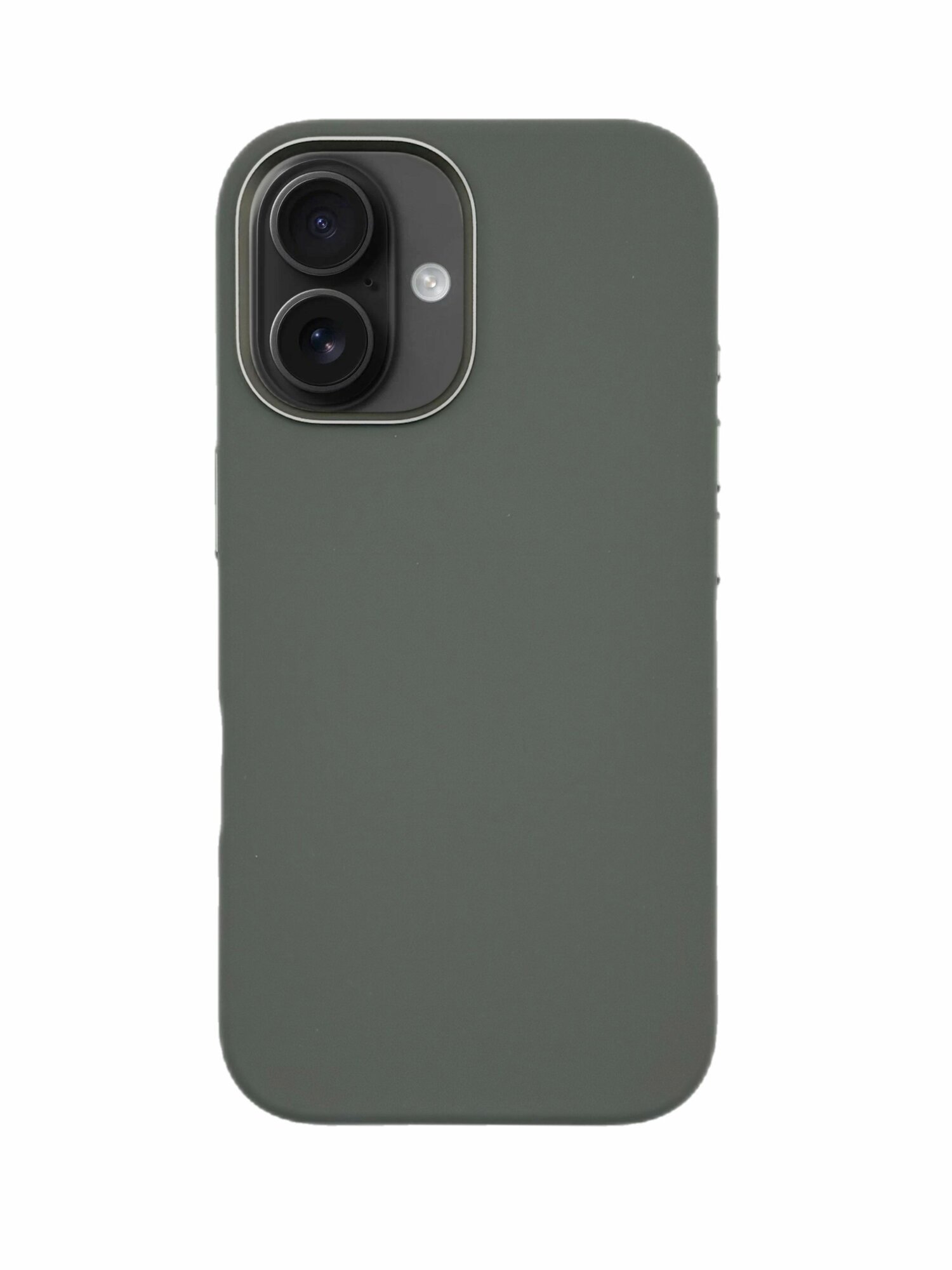 Чехол-накладка Comma Nature Series Magnetic Silicone Case для iPhone 16 Plus, серый