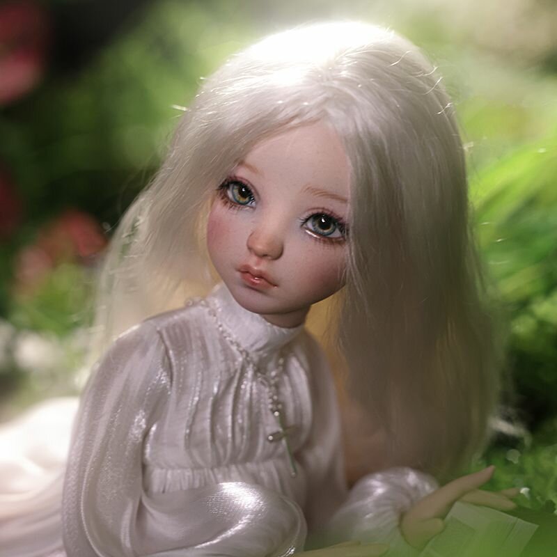 Офелия 1/5 Bjd Кукла с струящейся легкой и цветной юбкой трапециевидной формы в ленивом стиле, игрушка из смолы