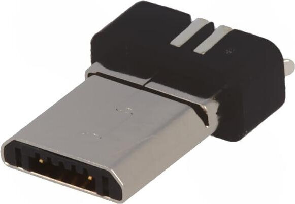 Разъем ECE ESB22B1101 Вилка USB B micro под заливку компаундом пайка PIN: 5 USB 2.0 1шт