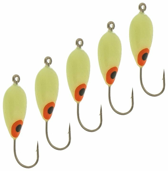 Lumicom фосфорная мормышка набор №2 4/40 для зимней рыбалки окуня плотва мелкая