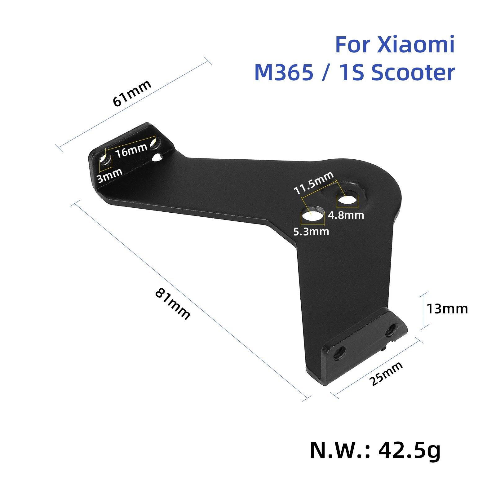 Держатель амортизатора для Xiaomi M365/1S, темно-синий