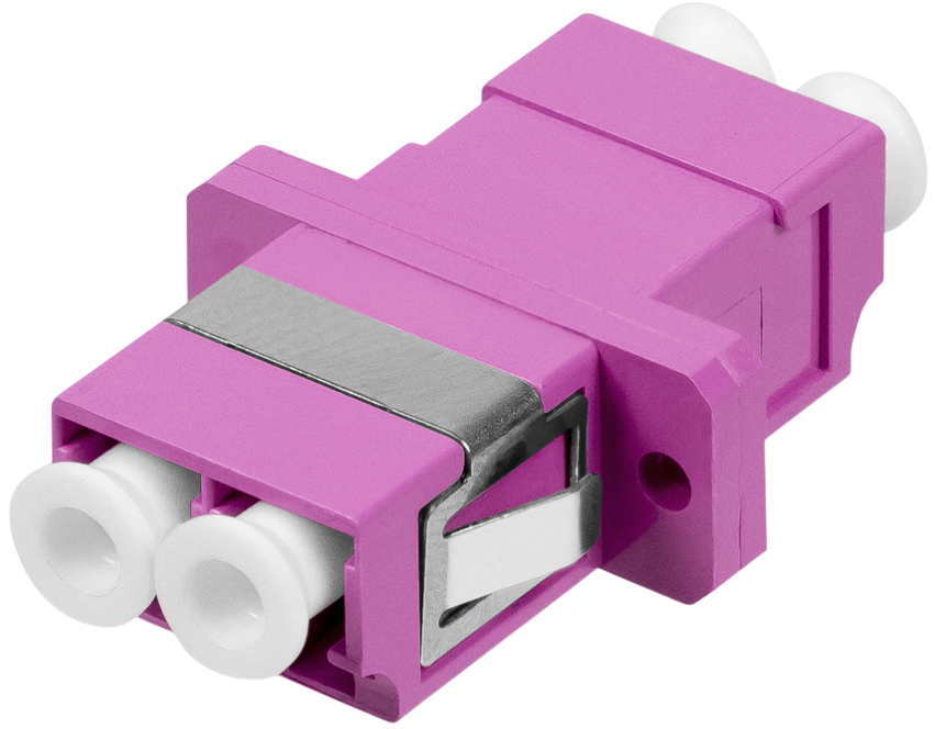 Оптический проходной адаптер Cabeus (DLC-DLC-MM-OM4)